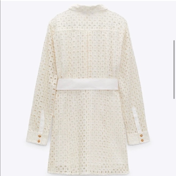 Zara | Dresses | Zara Openwork Embroidered Dress | Poshmark